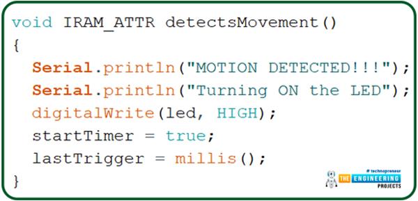 Motion Detection with ESP32 & PIR Sensor - The Engineering Projects