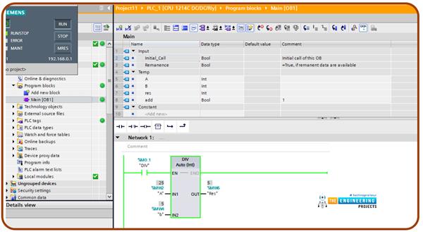 Mathematical Calculations in Ladder Logic - The Engineering Projects