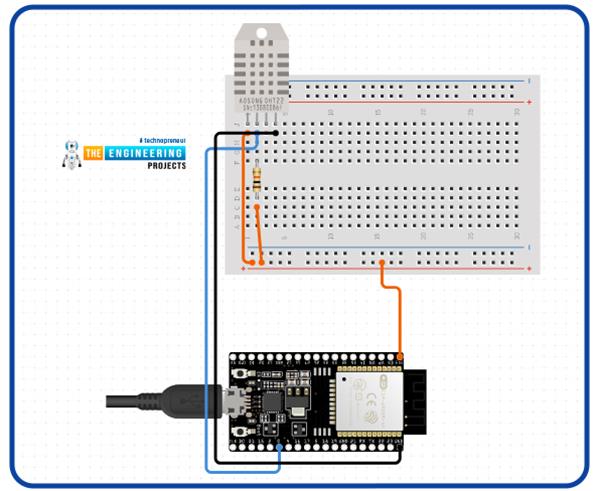 Server-Sent Events with ESP32 and DHT11 - The Engineering Projects