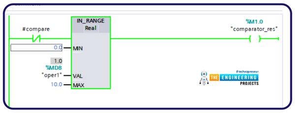 Comparator Operators in Ladder Logic Programming - The Engineering Projects