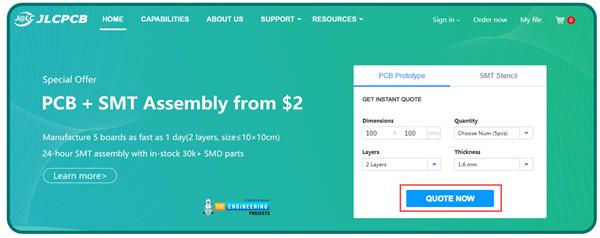 How to order PCB for manufacturing from JLCPCB - The Engineering Projects
