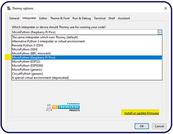 Installing Thonny IDE for Raspberry Pi Pico Programming - The ...