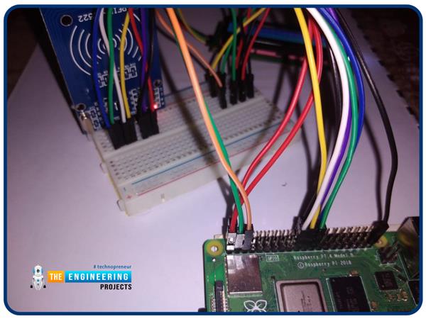 Smart Attendance System using RFID with Raspberry Pi 4 - The Engineering Projects