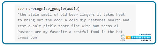 Speech Recognition System Using Raspberry pi 4 - The Engineering Projects