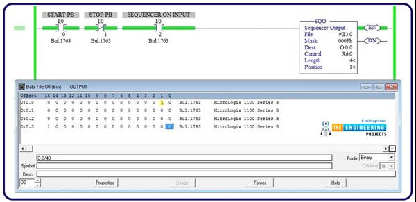 Sequencer Output Instruction in PLC Ladder Logic Programming - The ...