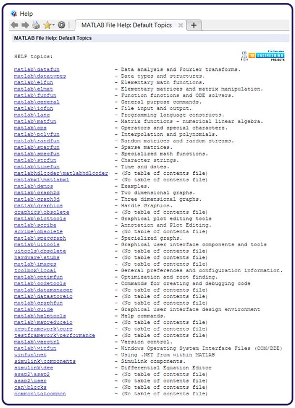 Command Window In Matlab The Engineering Projects 3181