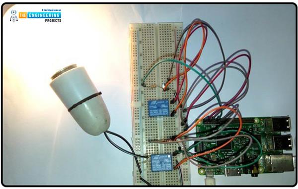 Iot Based Web Controlled Home Automation Using Raspberry Pi 4 The Engineering Projects