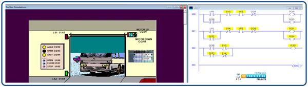 Automatic Garage Door with PLC Ladder Logic - The Engineering Projects