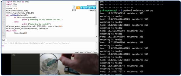 Interfacing Soil Moisture Sensor with Raspberry Pi 4 - The Engineering ...
