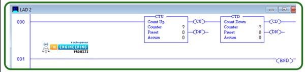 Advance Counter Functions in PLC Ladder Logic - The Engineering Projects