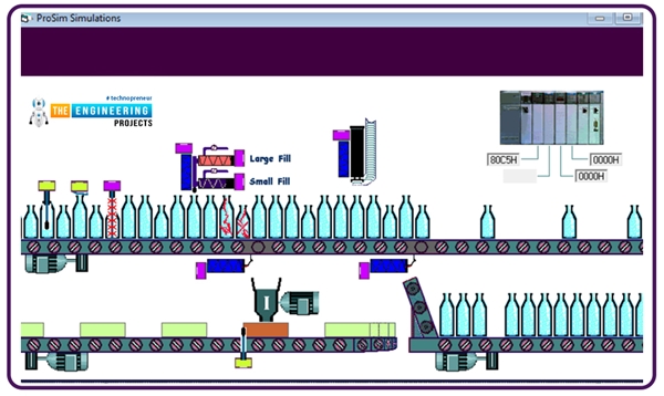 Bottle Line Scraping Management system using PLC Ladder Logic - The Engineering Projects