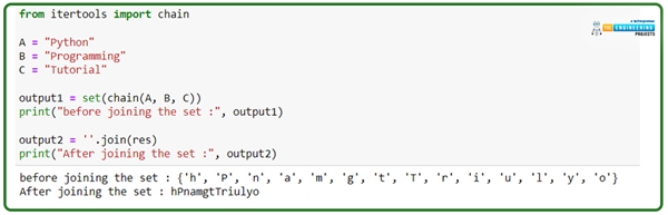 Python Set Operations with Examples - The Engineering Projects