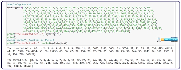 Set Sequence Examples with the Built-in Function - The Engineering Projects
