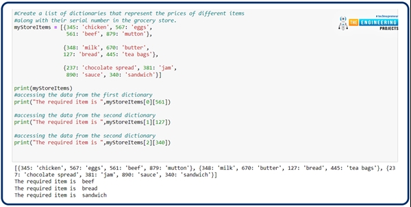 Dictionaries In Python Using Jupyter Notebook The Engineering Projects 7744