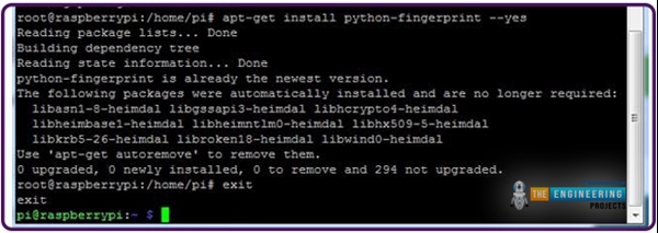 Interface a Fingerprint Sensor with Raspberry Pi 4 - The Engineering Projects