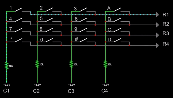 Interface 4x4 Keypad with Raspberry Pi 4 - The Engineering Projects