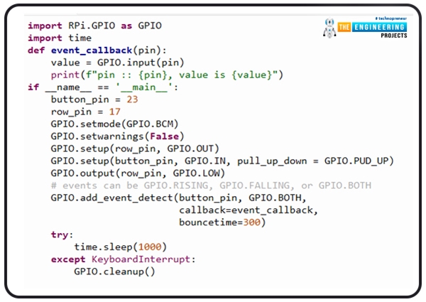 Interface 4x4 Keypad with Raspberry Pi 4 - The Engineering Projects