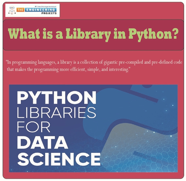 List of Python Libraries: That You Must Know - The Engineering Projects