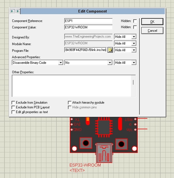 ESP32 Library for Proteus - The Engineering Projects ESP32 Library for Proteus - The Engineering Projects