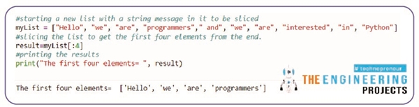 Slicing of Sequences in Python - The Engineering Projects
