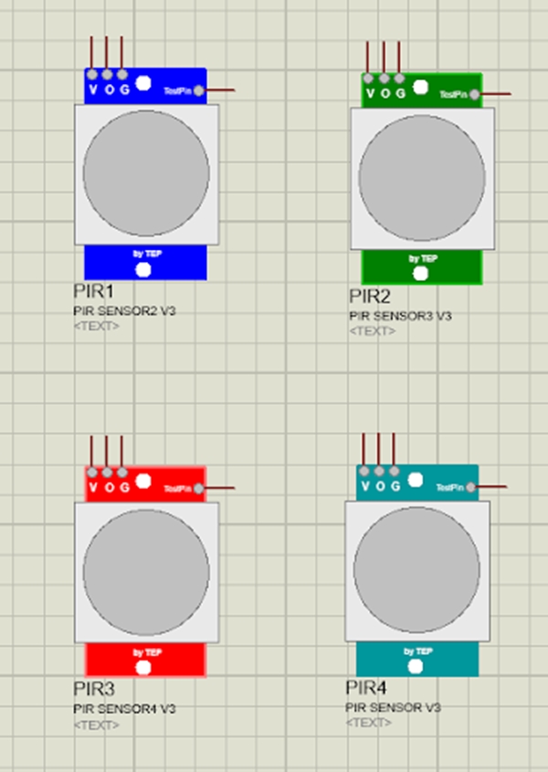 PIR Sensor Library for Proteus V3.0 - The Engineering Projects