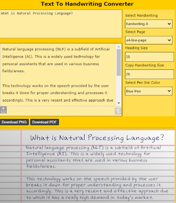 From Digital to Script - Converting Text to Handwritten Notes - The ...