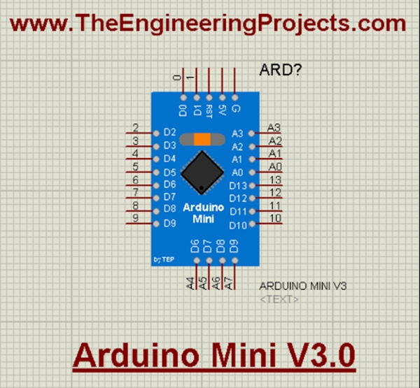 Arduino Mini Library for Proteus V3.0 - The Engineering Projects