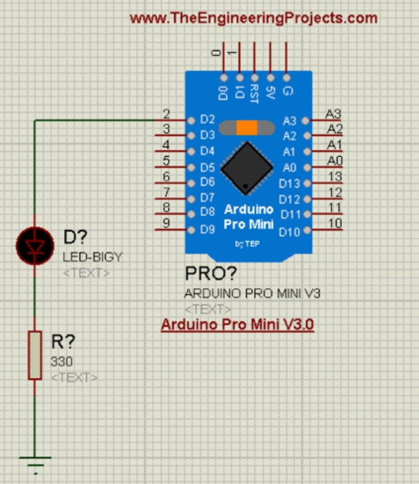 Arduino Pro Mini Library for Proteus V3.0 - The Engineering Projects