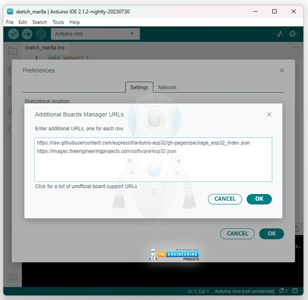 Esp32 Programming Series Install Esp32 In Arduino Ide The Engineering Projects 3162