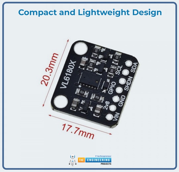 VL6180 Time-of-Flight(ToF) Proximity Sensor - The Engineering Projects