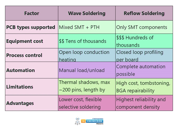 Reflow Soldering vs. Wave Soldering: What’s best for PCB Assembly - The ...