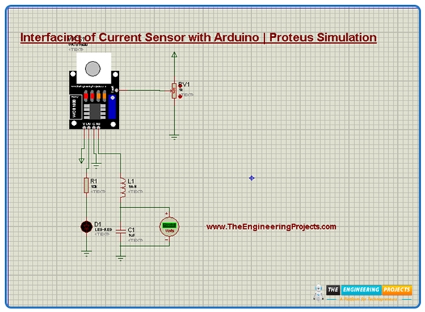 Interfacing of Current Sensor with Arduino | Proteus Simulation - The ...