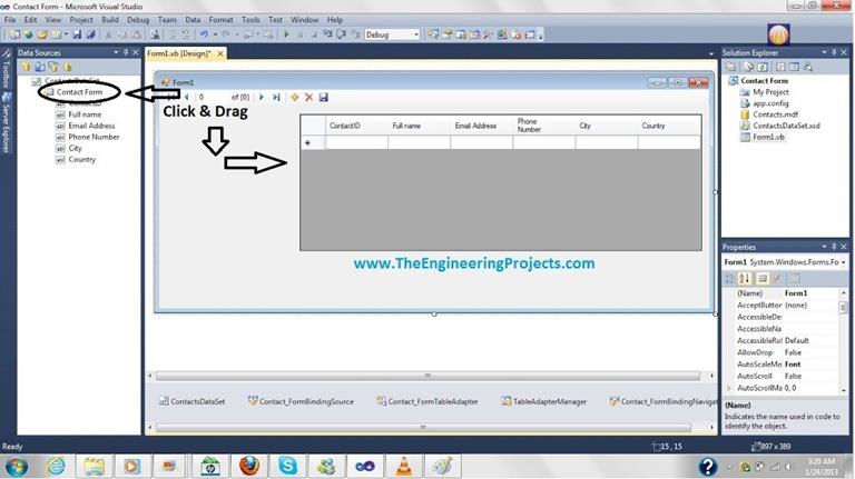 Create Database in Microsoft Visual Studio - The Engineering Projects