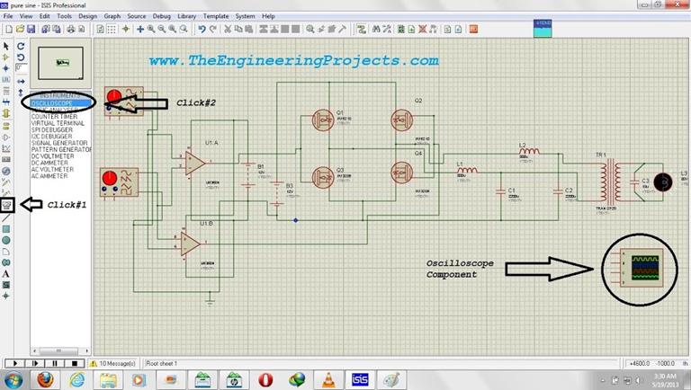 How To Use Oscilloscope in Proteus ISIS - The Engineering Projects How To Use Oscilloscope in Proteus ISIS - The Engineering Projects