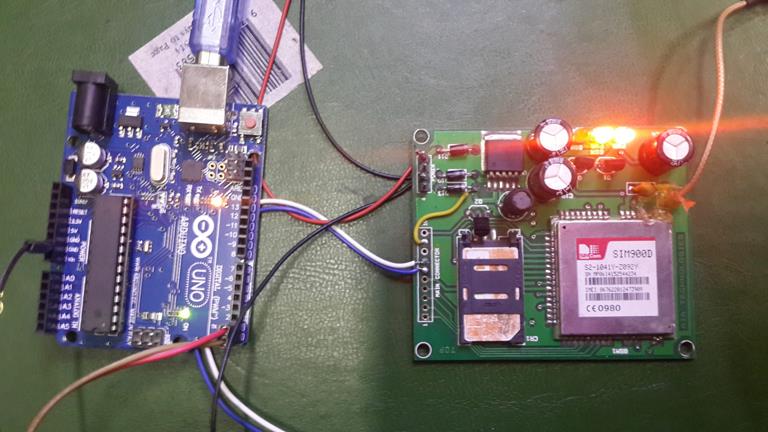 Receive SMS with AT Commands using Sim900 and Arduino - The Engineering ...