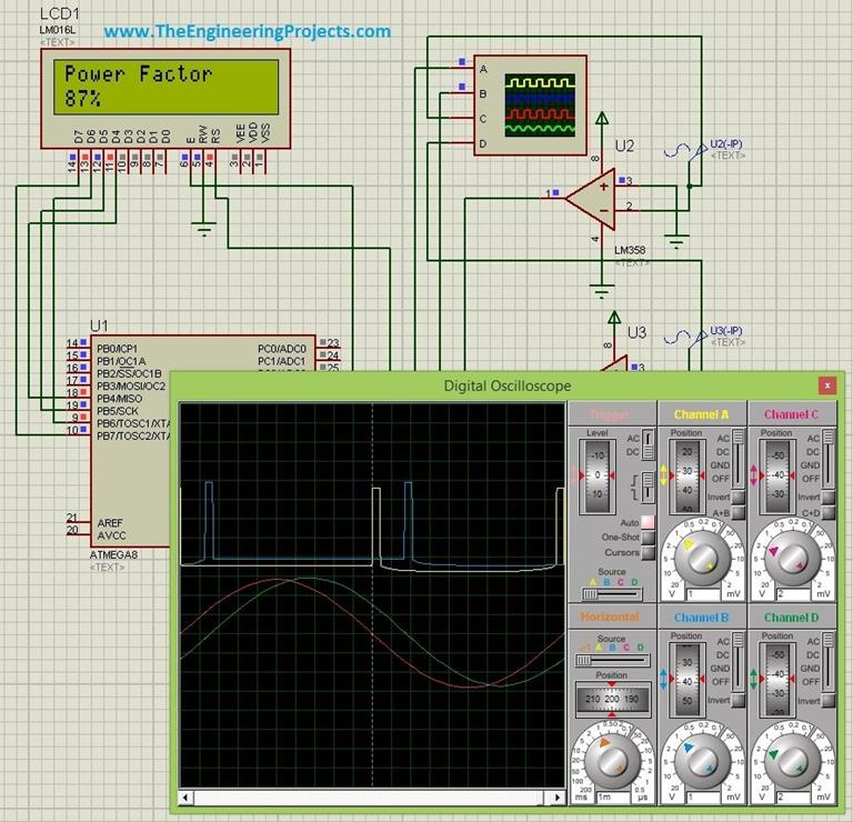 Power Factor Measurement Using Microcontroller - The Engineering Projects