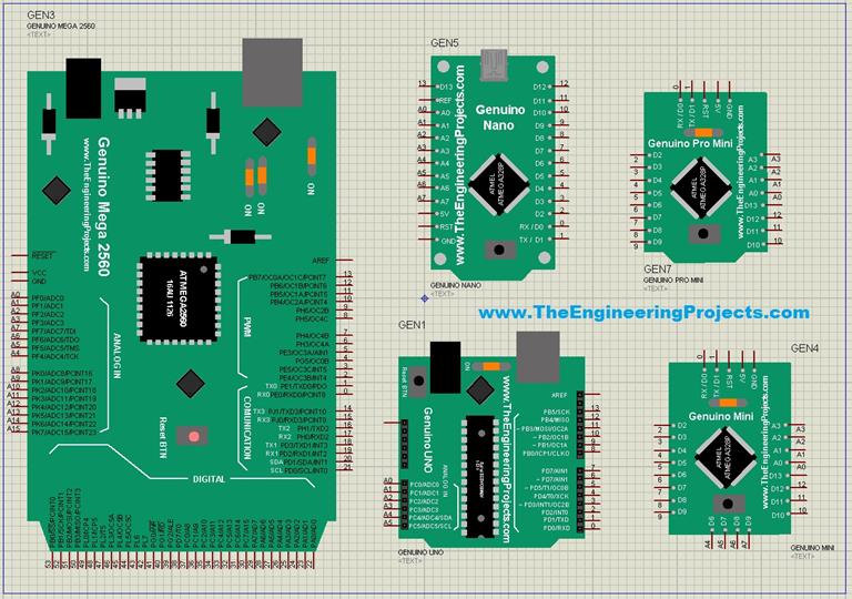 Genuino Library for Proteus - The Engineering Projects