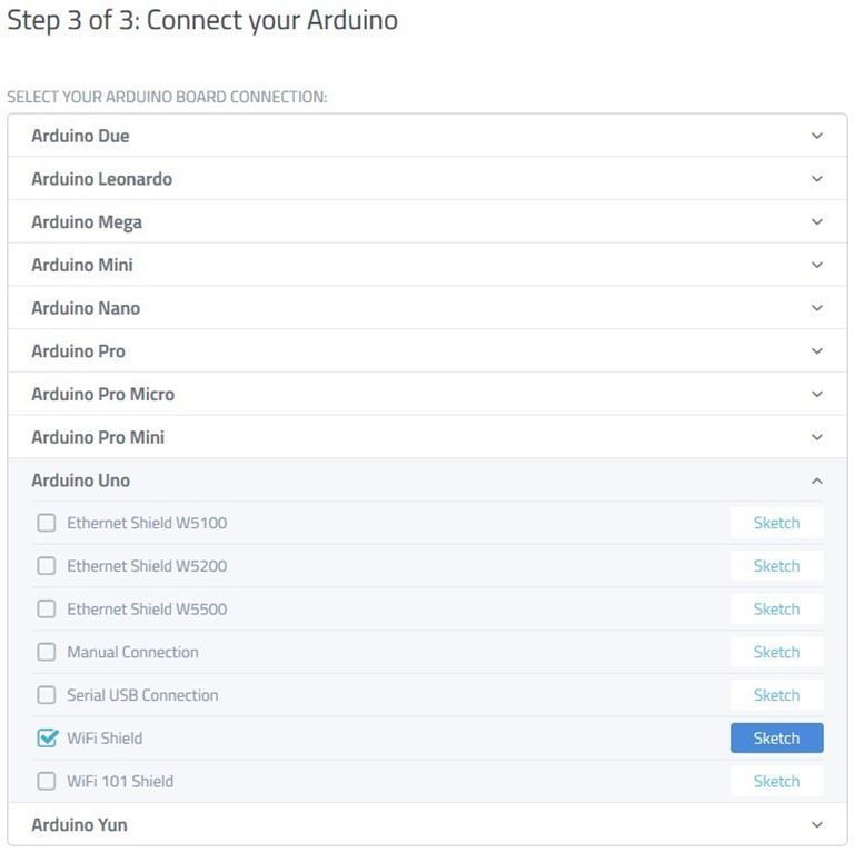 Getting Started With Cayenne Arduino The Engineering Projects 1500