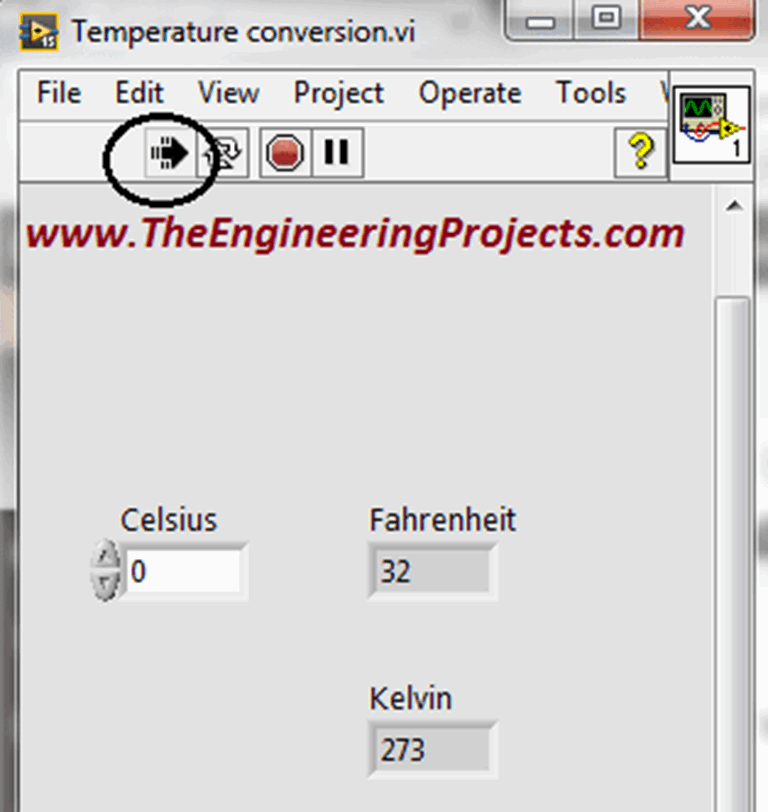 Temperature Conversion in LabVIEW - The Engineering Projects