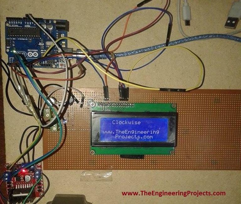 Stepper Motor Direction Control using Arduino - The Engineering Projects