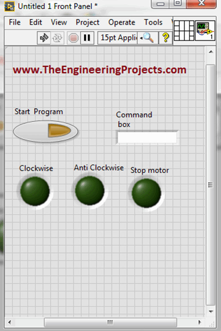 DC Motor Direction Control in LabVIEW - The Engineering Projects