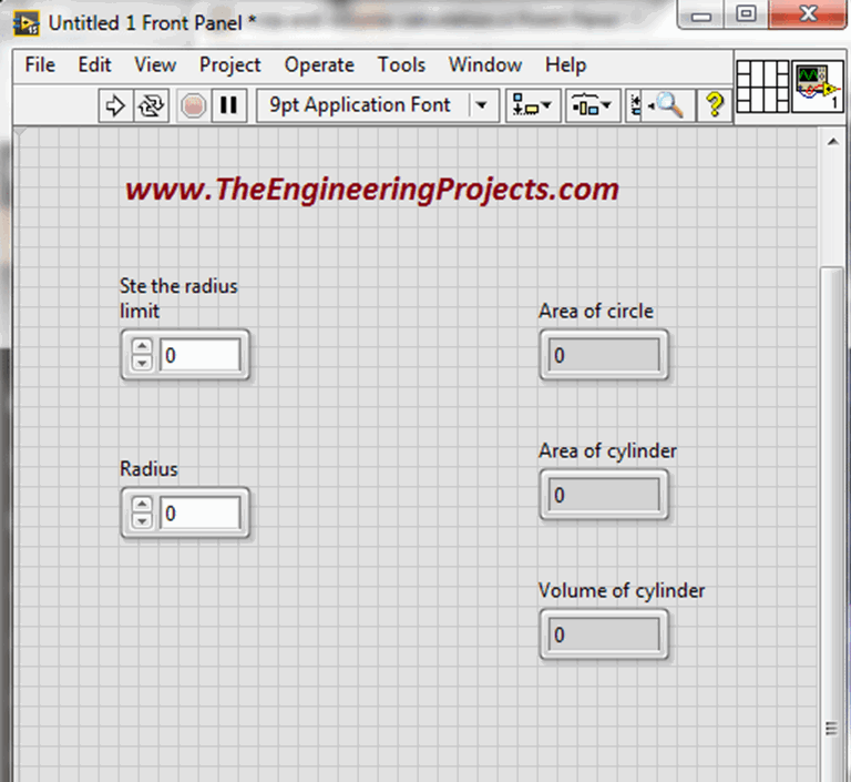 Area and Volume Calculation in LabVIEW - The Engineering Projects