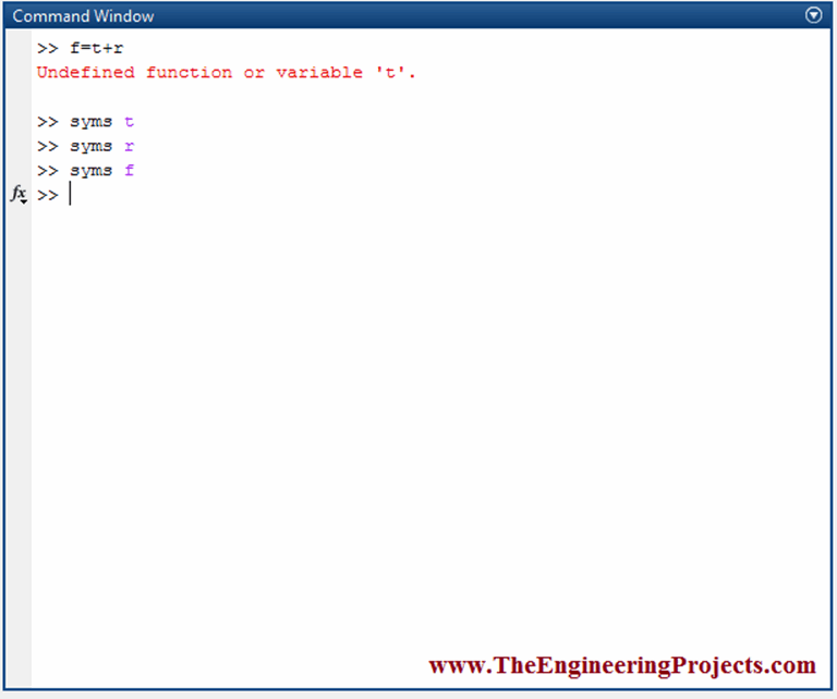 Declaration Of Variables In Matlab The Engineering Projects