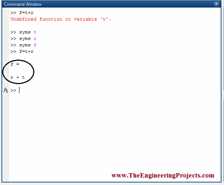 Declaration of Variables in MATLAB - The Engineering Projects