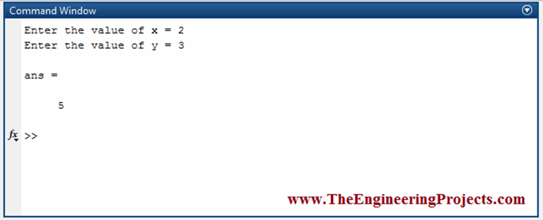 How To Use Matlab Input Function The Engineering Projects