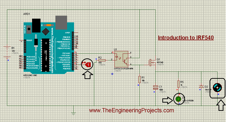 Introduction to IRF540 - The Engineering Projects