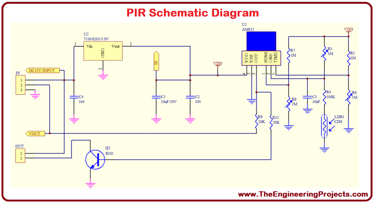 PIR Sensor Arduino Interfacing - The Engineering Projects