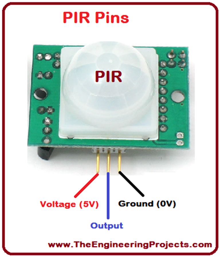 Pir Sensor Arduino Interfacing The Engineering Projects