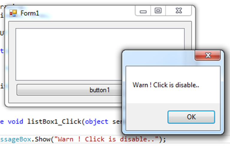 C# ListBox Control - The Engineering Projects