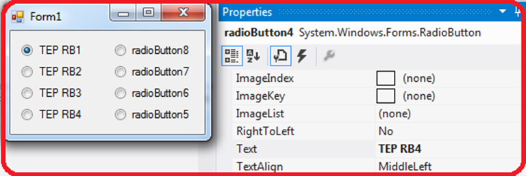 C# RadioButton Control - The Engineering Projects